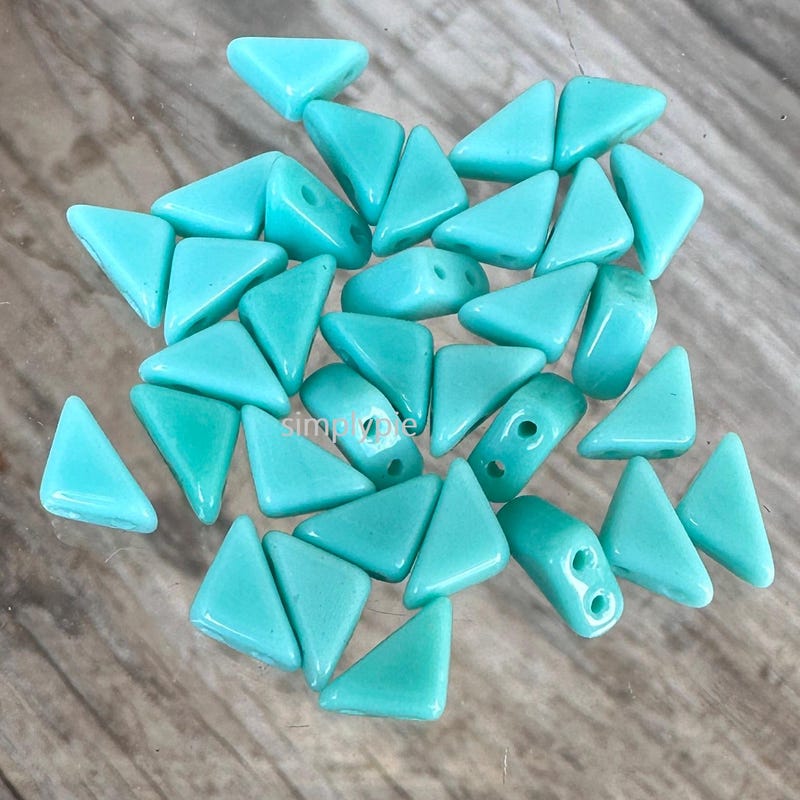 Triangle Czech Beads - Etsy
