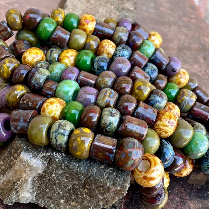 Tube Czech Glass Beads - Etsy