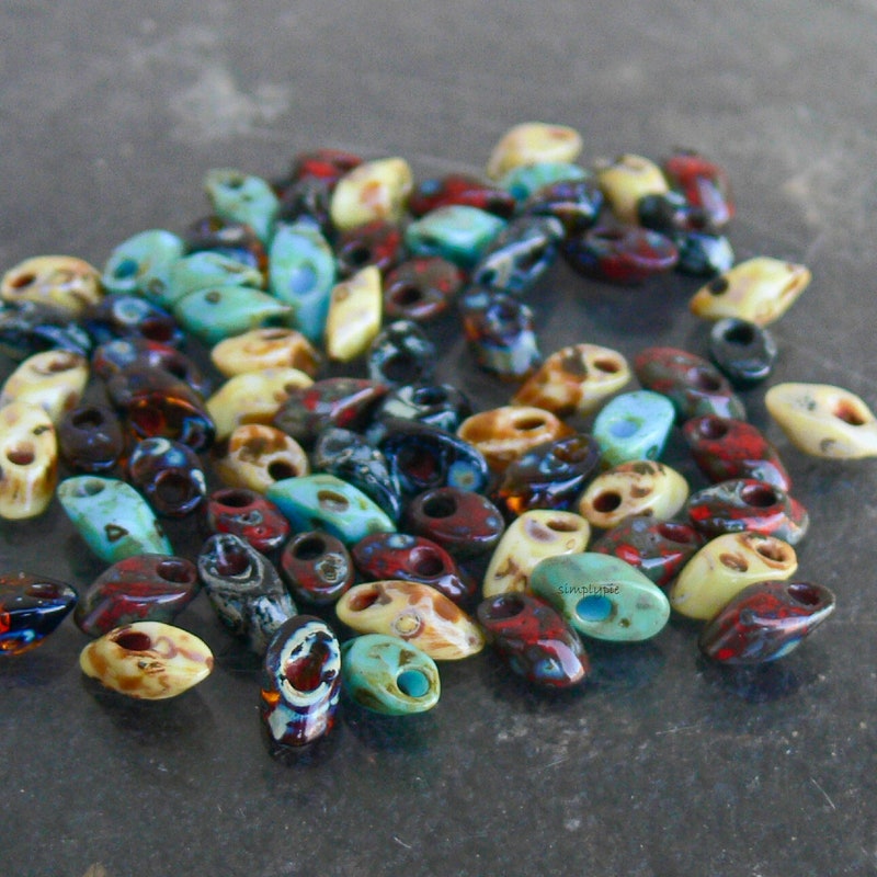 Long Magatama Beads - Etsy