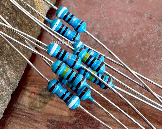Upcycled Blue Resistor Beads: 2-inch Industrial Jewelry Findings - Etsy