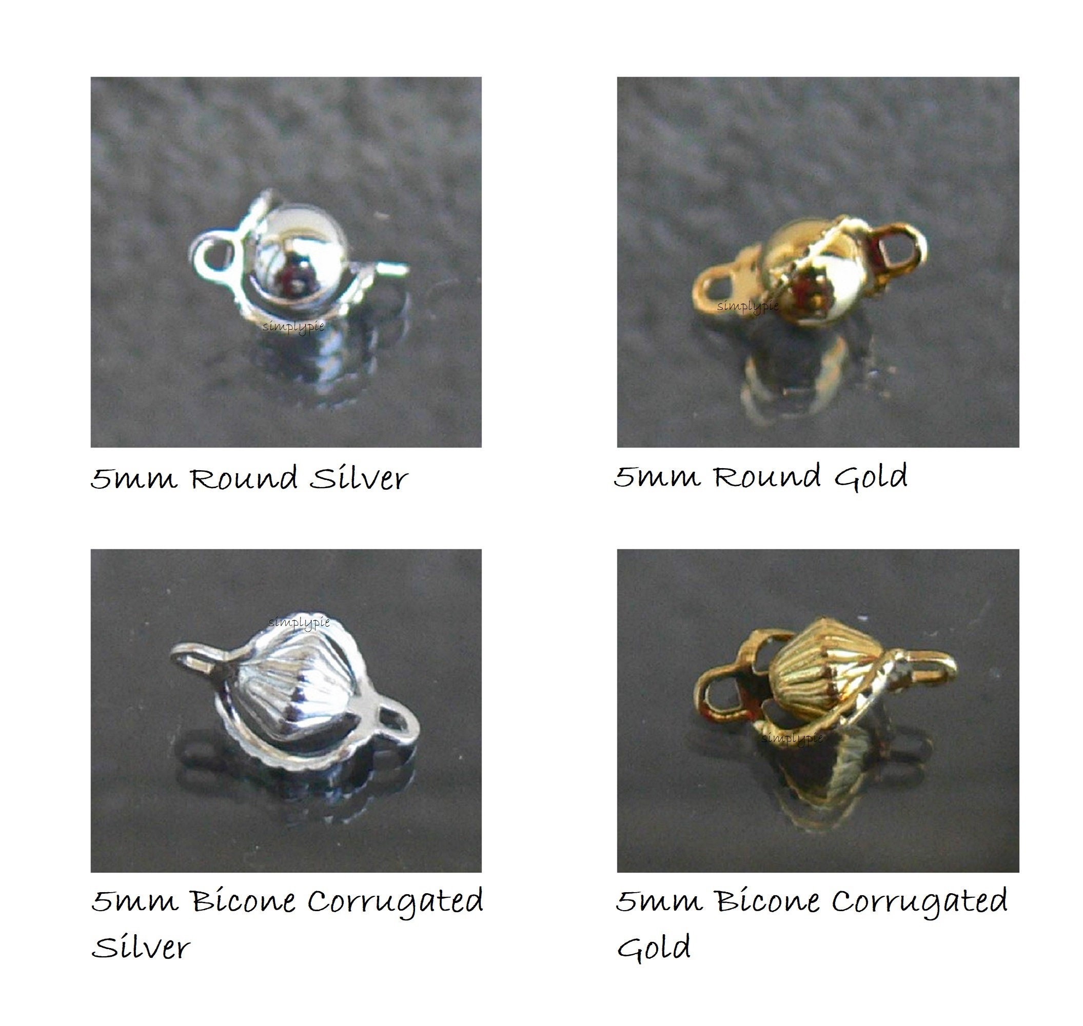 Findings Jewelry & Beauty Connectors 6 Twisted Textured Bar Connectors ...