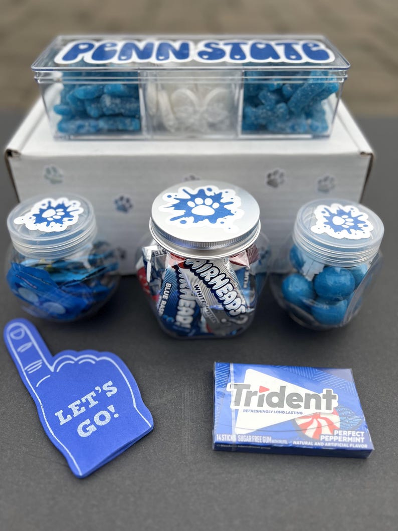 Personalized College Candy Box Customized Sweet Stash School Spirit ...