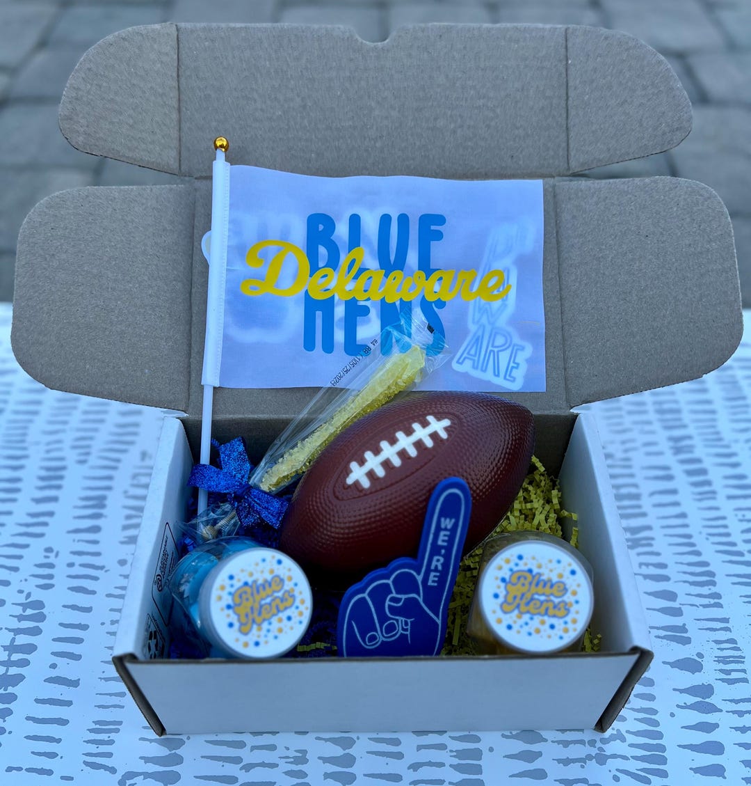 Personalized College Candy Box With Mini Football - Unique College ...