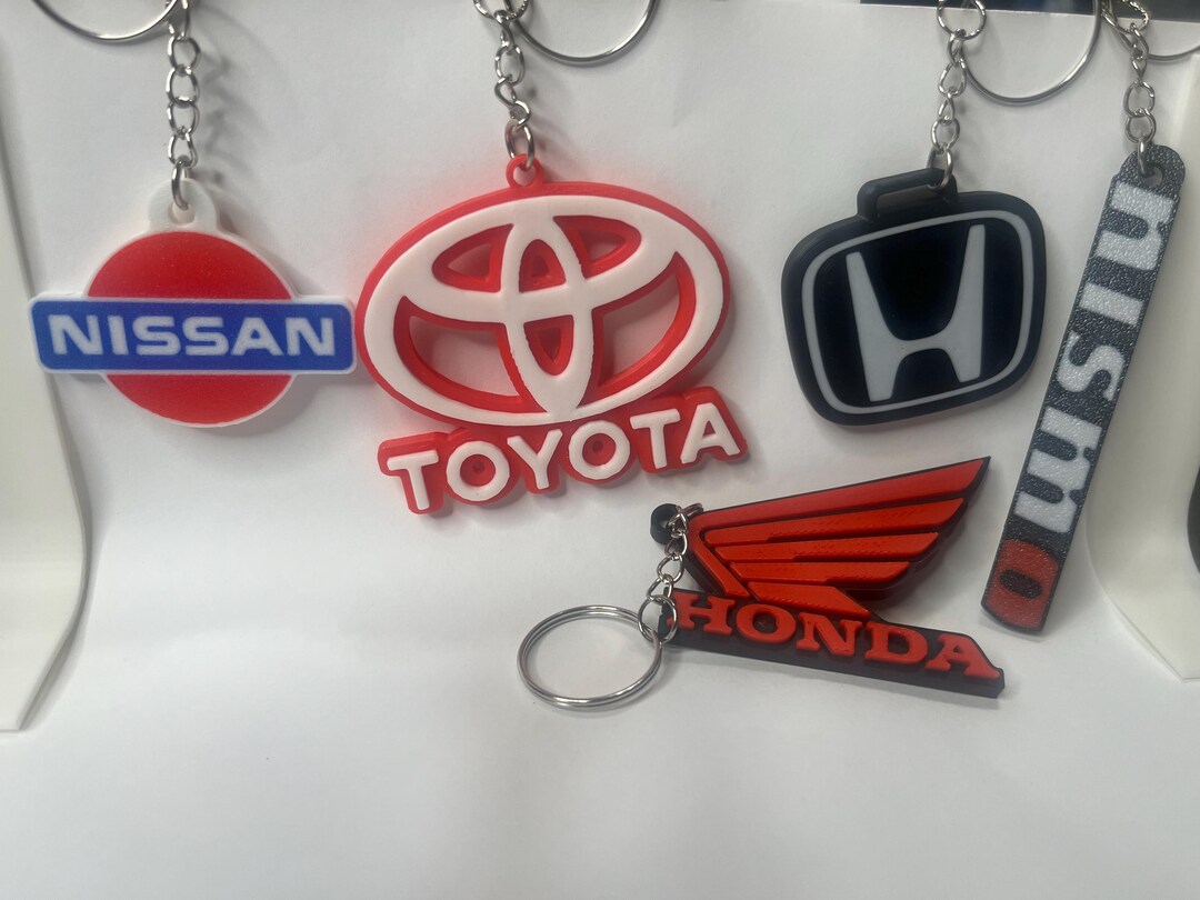 Car Logo Keychain – Nissan, Honda, Toyota, Nismo, Pod Filter | 3D ...