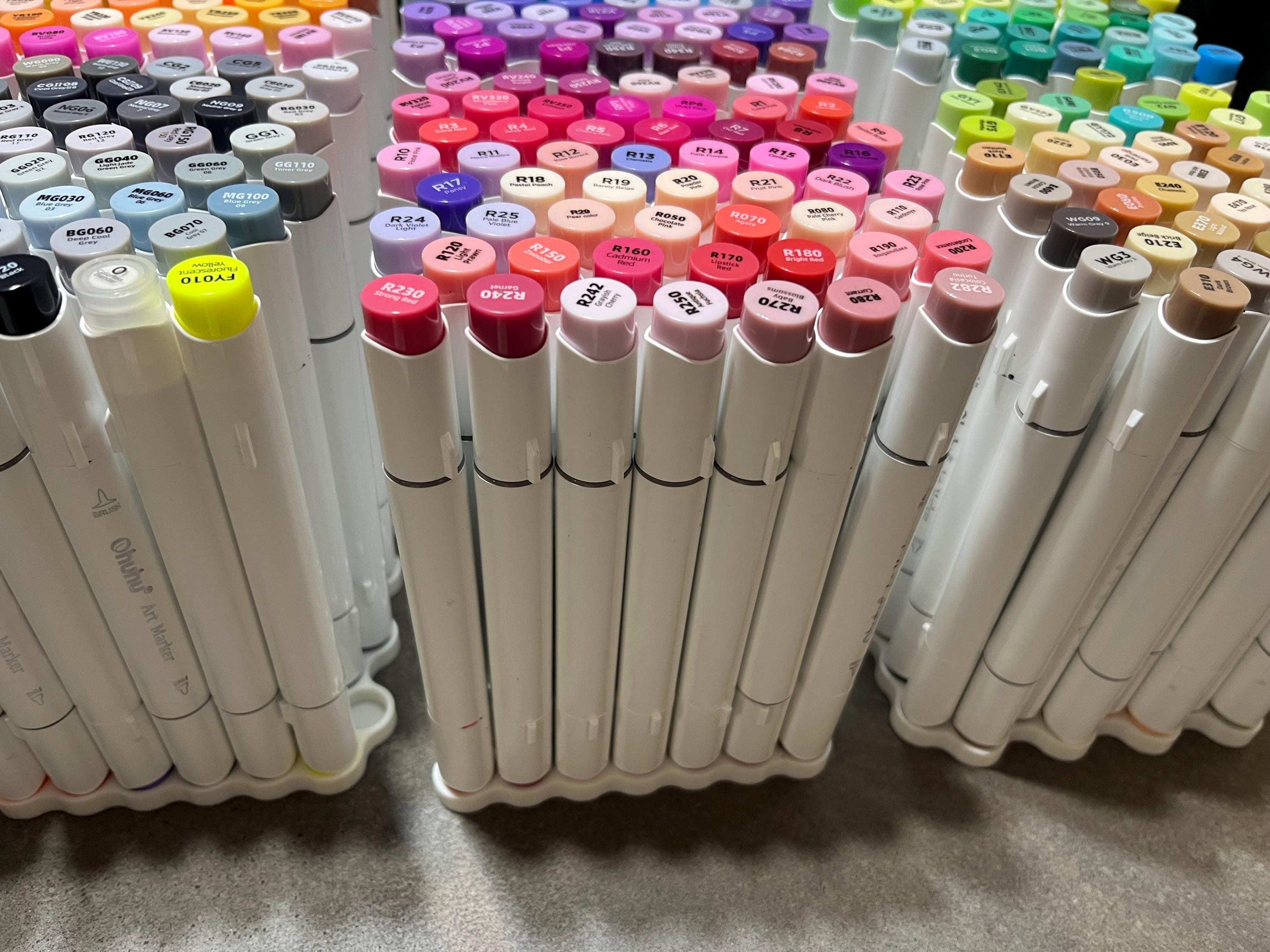 Ohuhu 104 Marker Case Insert – 3D Printed Organizer for Alcohol Markers ...