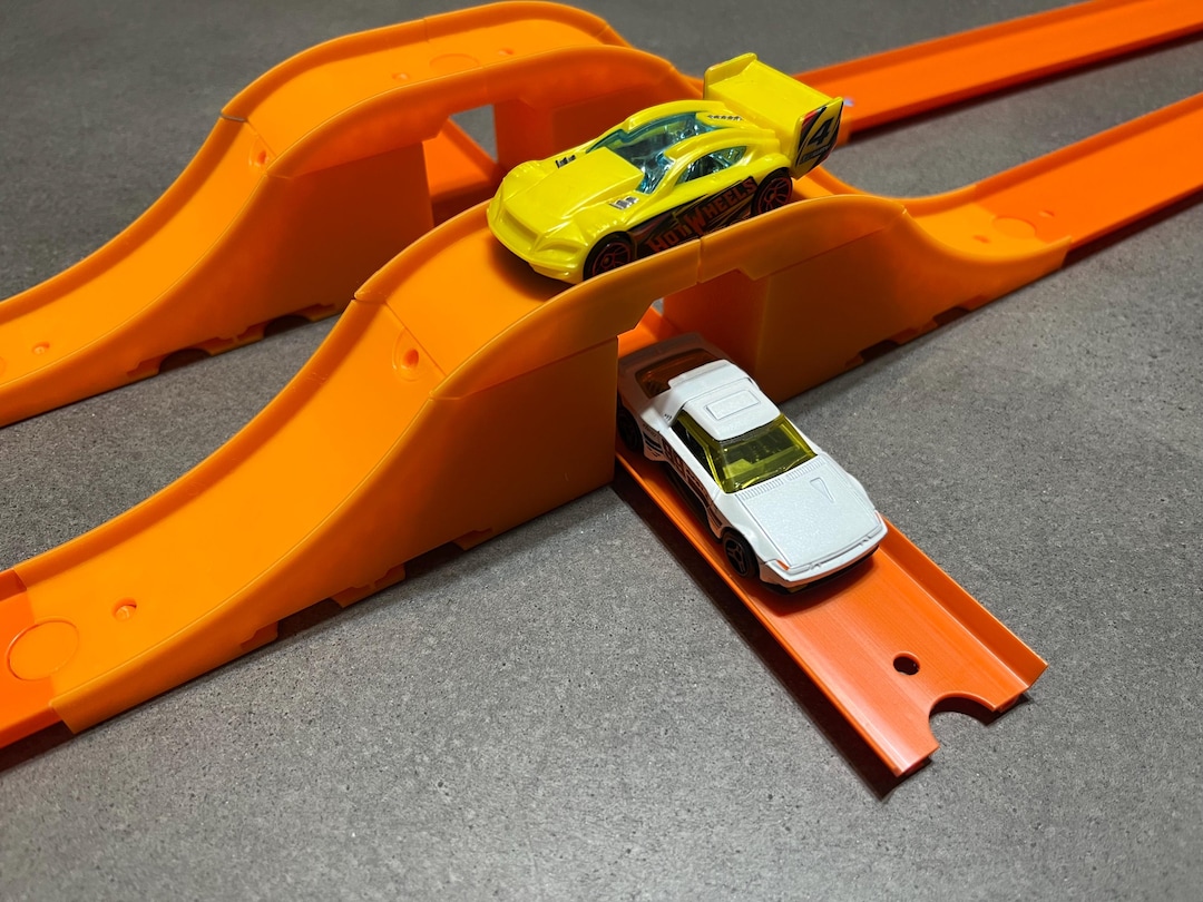 3D Printed Bridge Track Extension for Hot Wheels®, Matchbox®, & Monster ...