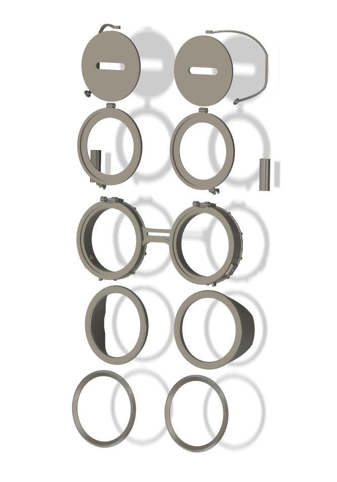 Arcane Jinx Inspired Welding/tinkering Goggle STL Files for Prop - Etsy