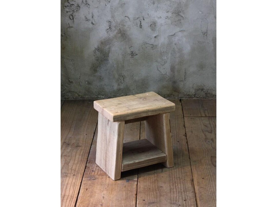 Small 11.8 Japanese Wood Step Stool | Reclaimed Wooden Step 11.8 (30cm ...