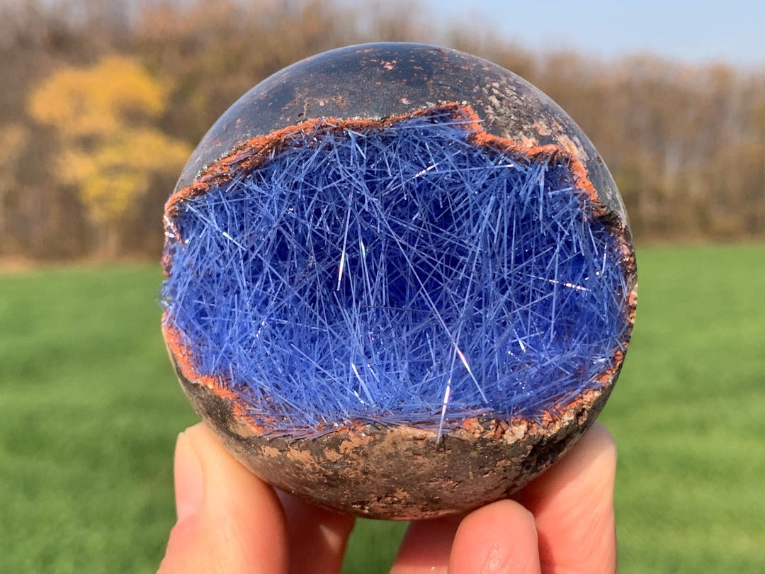 Magnetite Specimen,quartz Crystal,goethite,blue Copper Ore,crystal ...