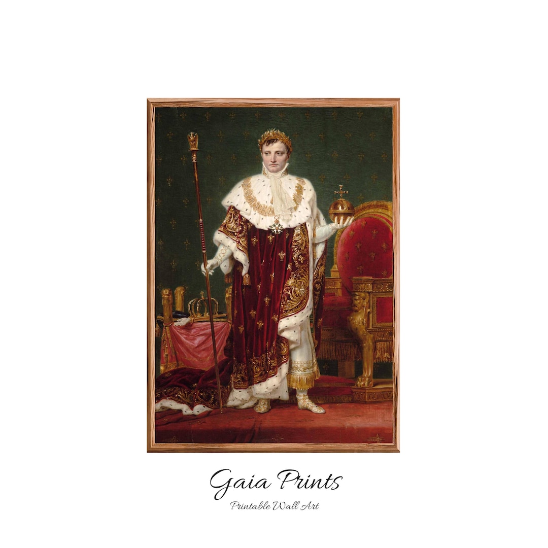 Emperor Napoleon I (1769–1821) - Jacques-louis David Art Print ...