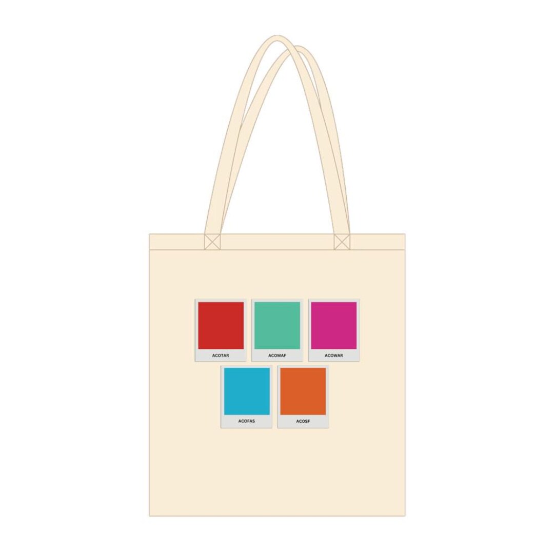 ACOTAR Colors Tote Bag A Court of Thornes and Roses Bookish Merch Color ...