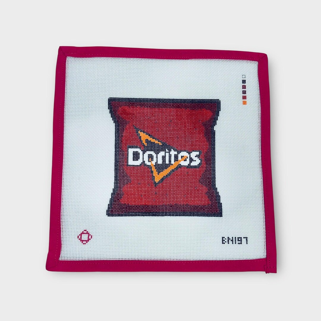 Doritos Needlepoint Ornament Canvas - Etsy