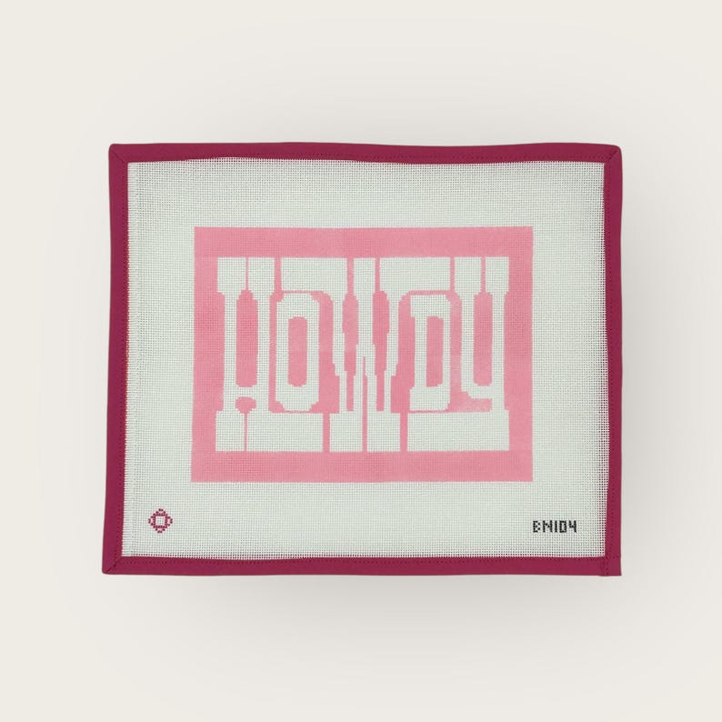 Howdy Needlepoint Canvas - Etsy