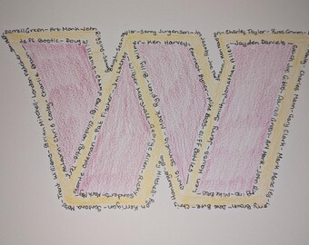 Washington Commanders Led Lighted Sign, W Commanders American Football ...