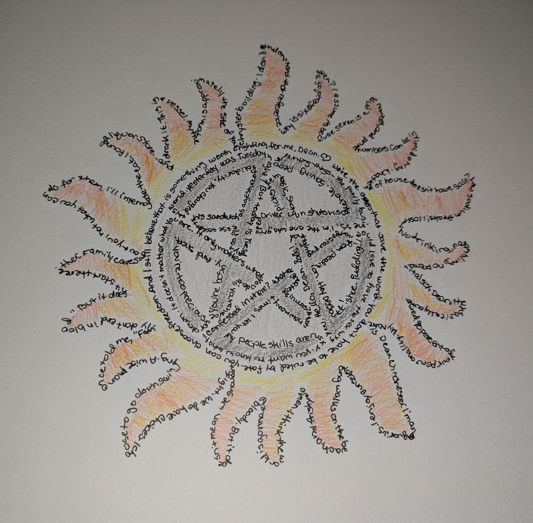 Anti Possession Symbol--quotes, Warm Colors - Etsy