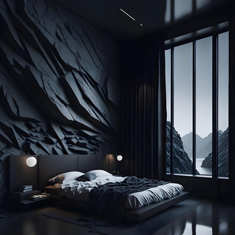 3D Rock Wall Panels Made to Order Strong & Light Wall Décor Unique ...