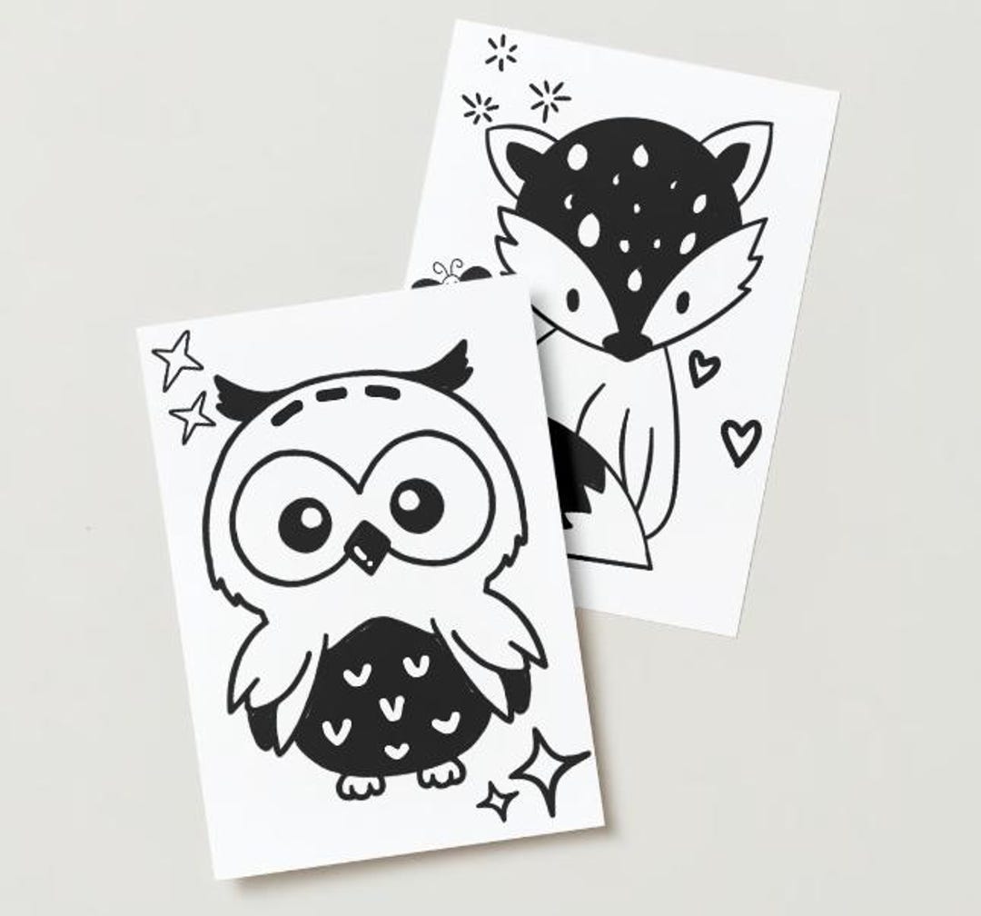 Montessori Baby Sensory Cards, Baby Cards, Cards for Babies, Printable ...