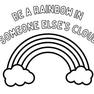 Kindness Coloring Pages - Etsy