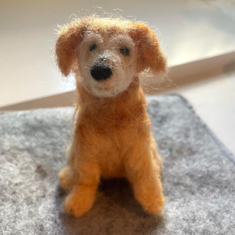Felt Golden Retriever - Etsy