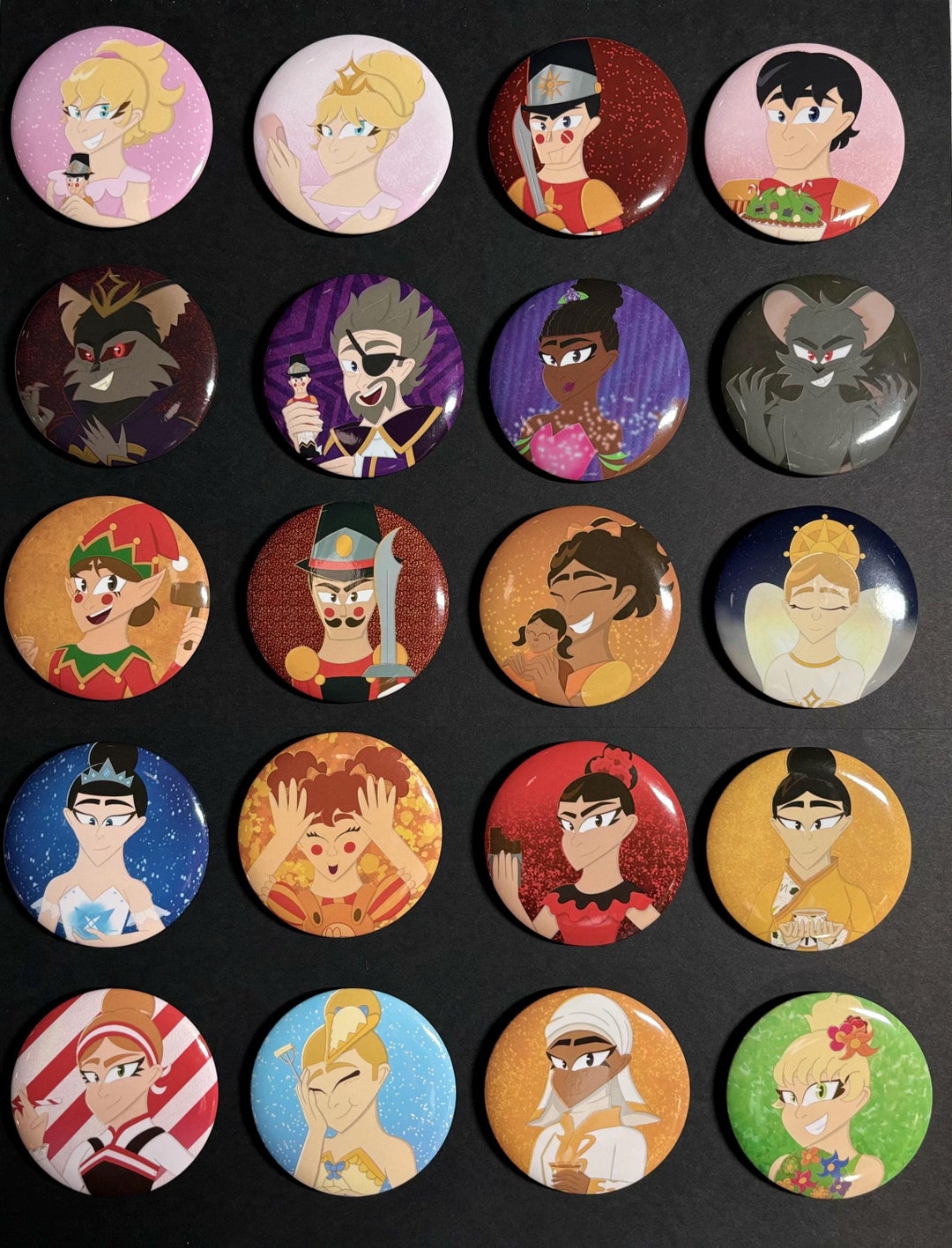 Nutcracker Ballet Buttons - Etsy