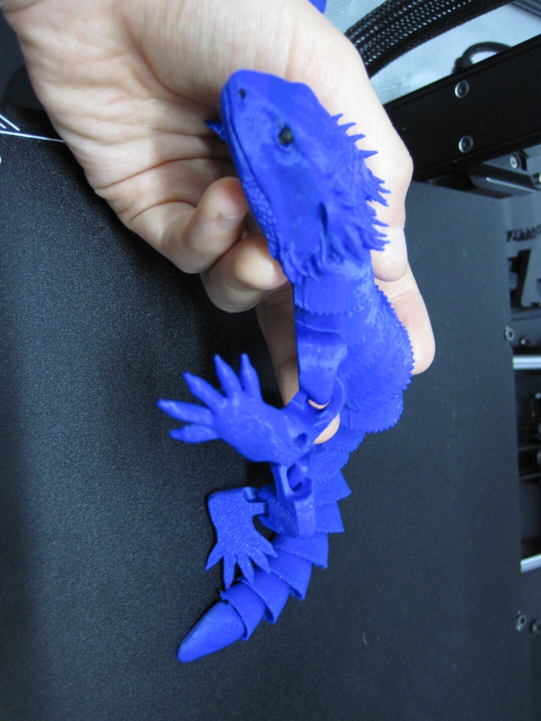 3d Printed Lizard, Pocket Sized Lizard, Articulated Lizard, Mini ...