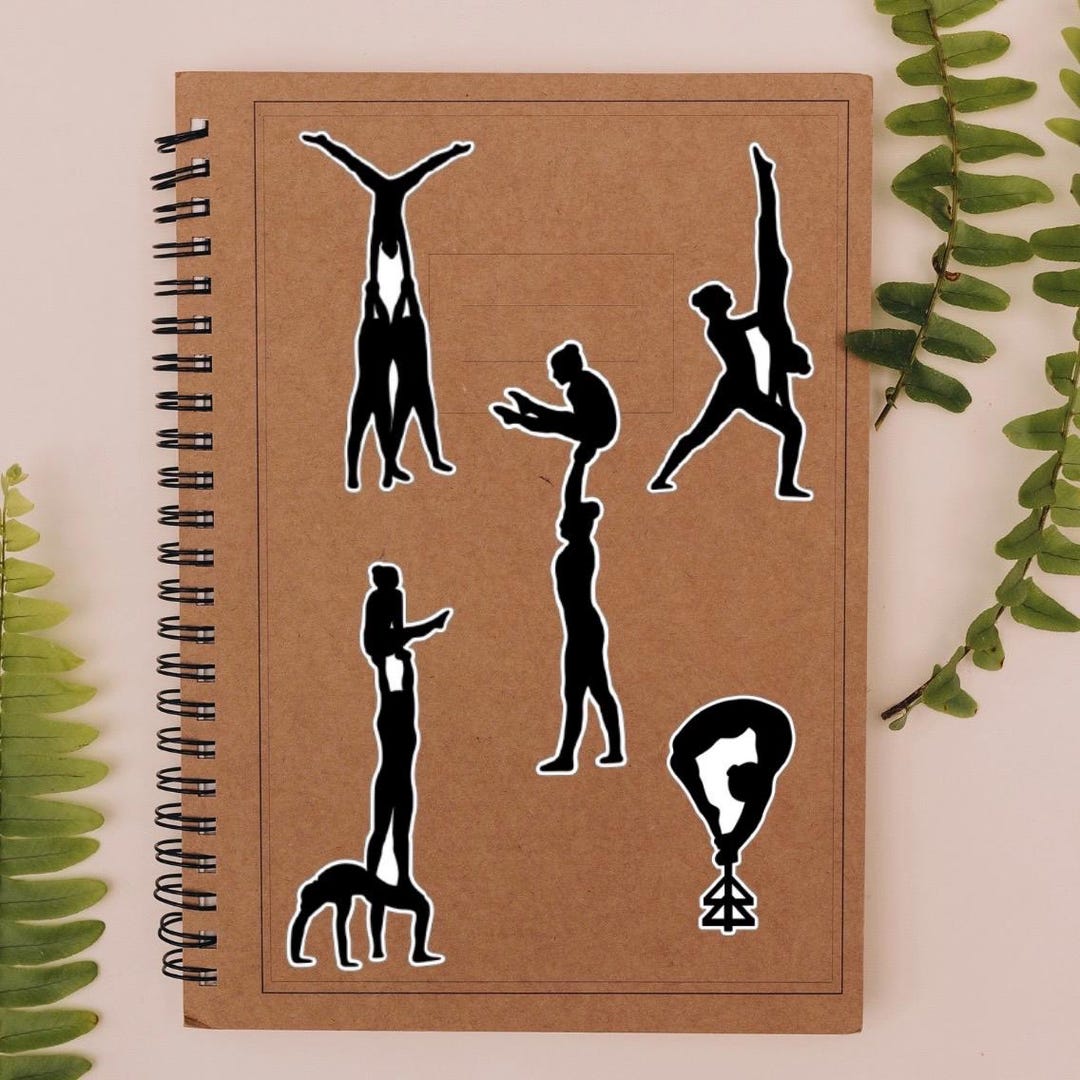 Stickers Acrobatic Skills Gymnastics Gifts - Etsy