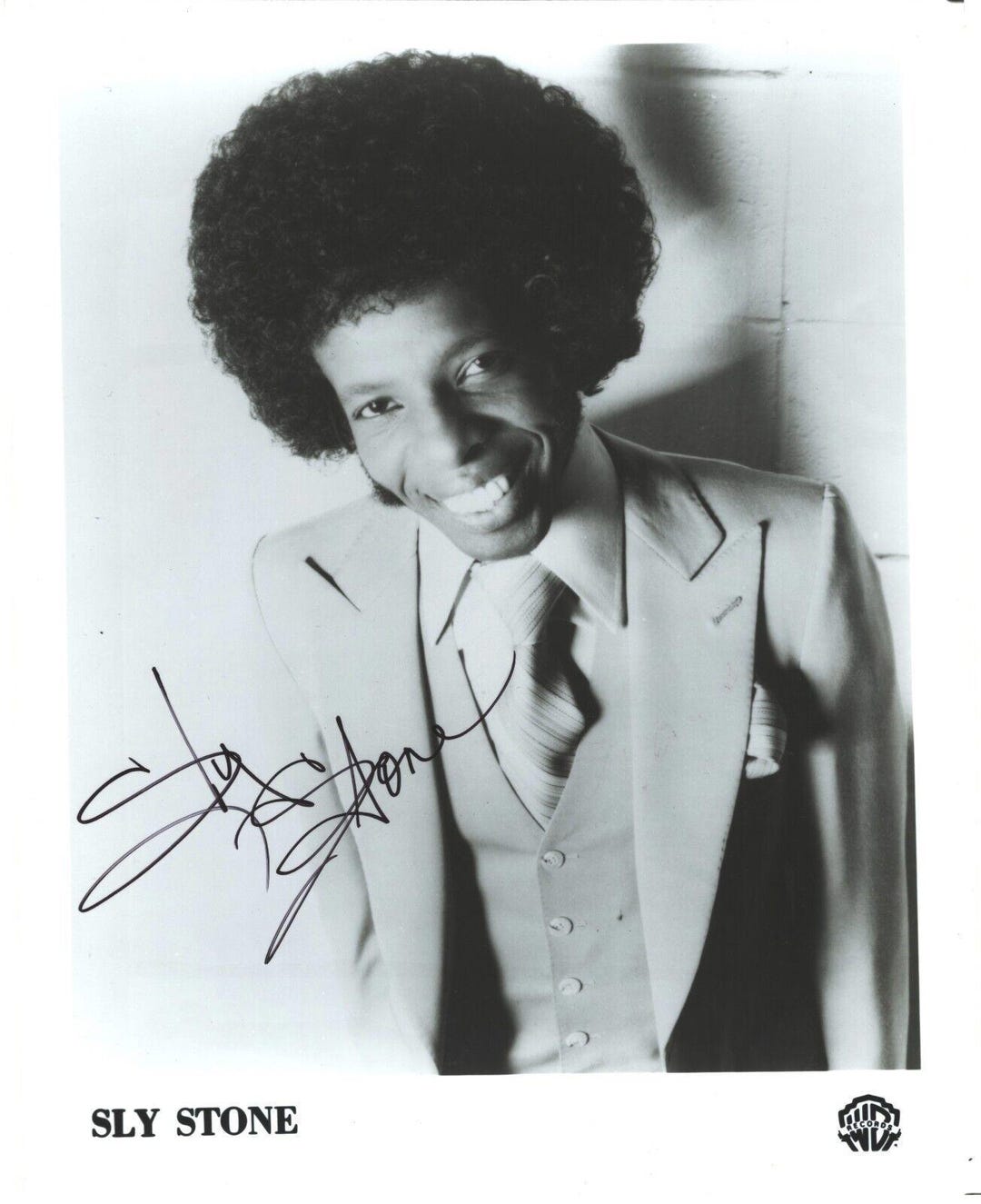 Sly Stone of Sly and the Family Stone Band REAL SIGNED Autographed 8x10 ...
