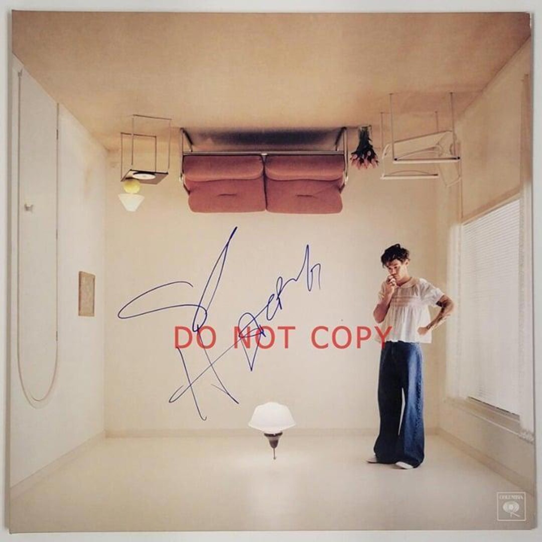 Harry Styles of One Direction SIGNED Reprint 12x12 Album Photo ...