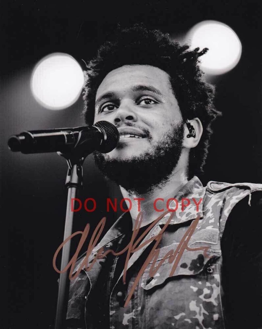 The Weeknd Singer SIGNED Reprint 8x10 Photo Autographed RP 3 - Etsy