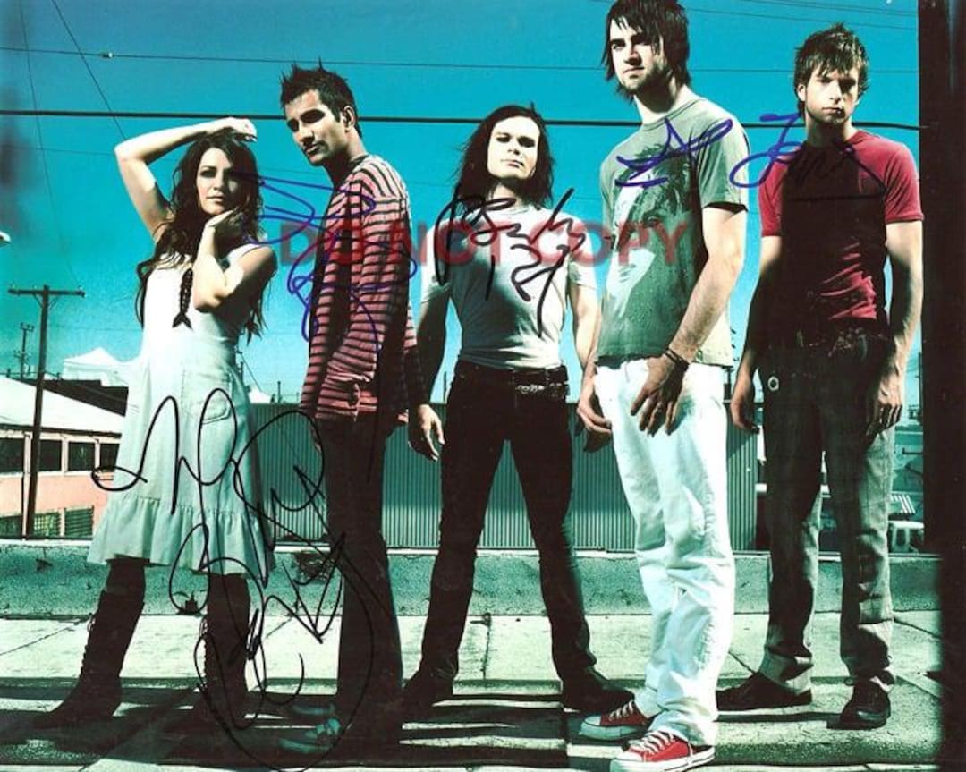 Flyleaf Band Signed Reprint 8x10 Photo Autographed RP - Etsy