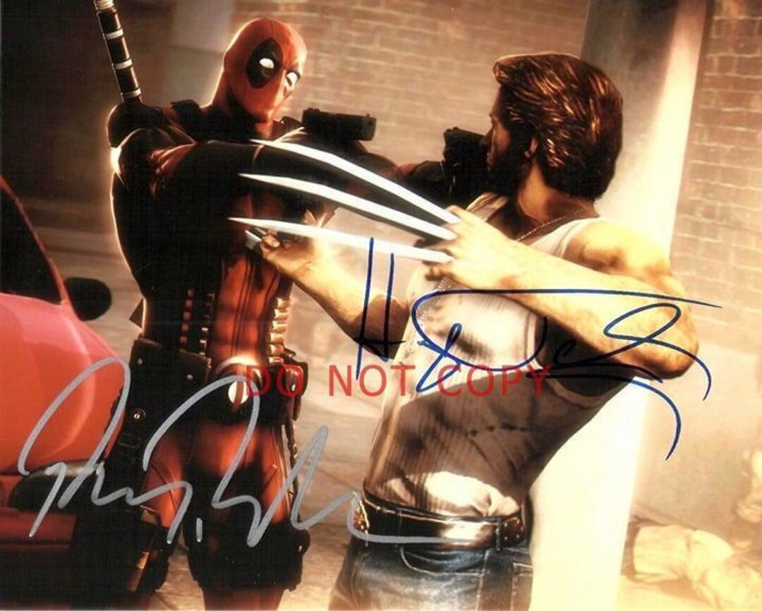 Deadpool and Wolverine SIGNED Reprint 8x10 Photo Autographed RP 1 - Etsy