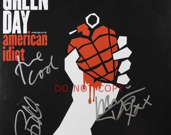 GREEN DAY Signed AUTOGRAPHED 1 Record Album Vinyl - Etsy