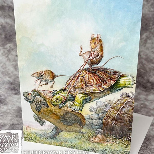 Turtle Birthday Card - Etsy