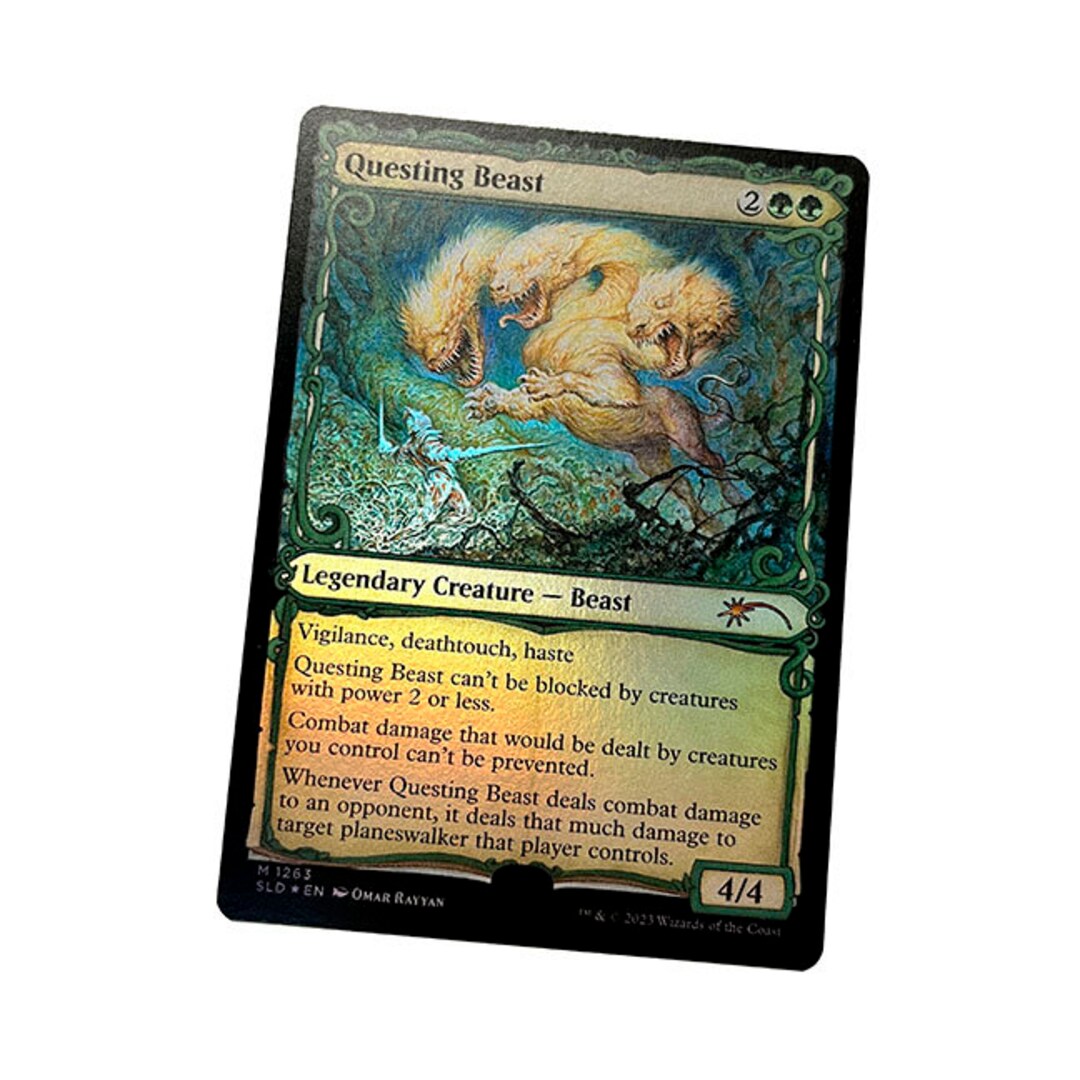 Questing Beast Signed Artist Proof Game Card Magic the Gathering, Card ...