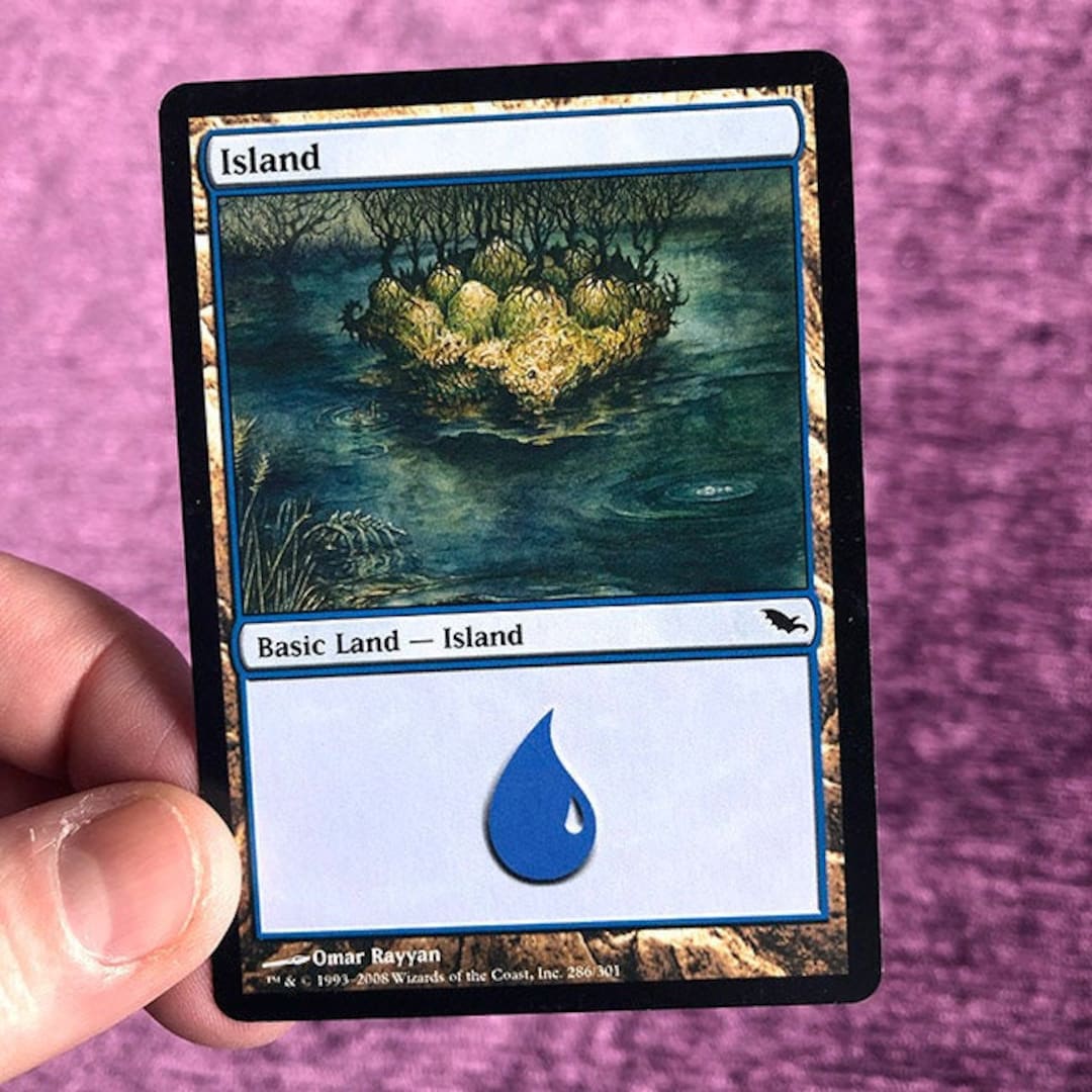 Island Signed Artist Proof Game Card Magic the Gathering, Collectible ...