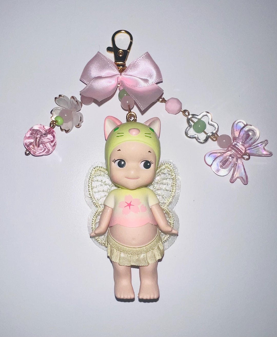 Pink Calico Cat Cherry Blossom Series Sonny Angel Keychain - Etsy