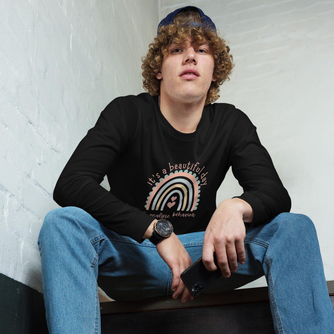 Behavior Analyst Unisex Long Sleeve Tee, Great Day to Analyze Behavior ...