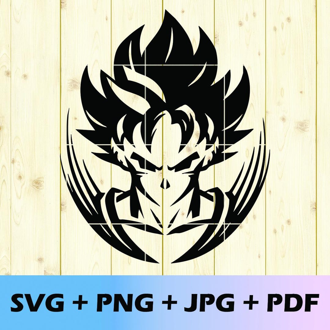 Sangoku Shadow Svg / Png / Pdf / Jpg Digital Download Cricut / T-shirt ...