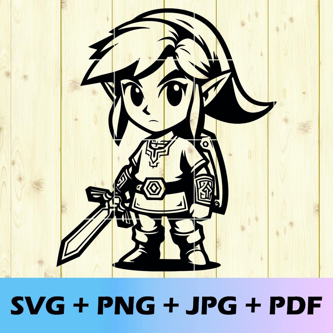 Little Link / Zelda Svg / Png / Pdf / Jpg Digital Download Cricut / T ...