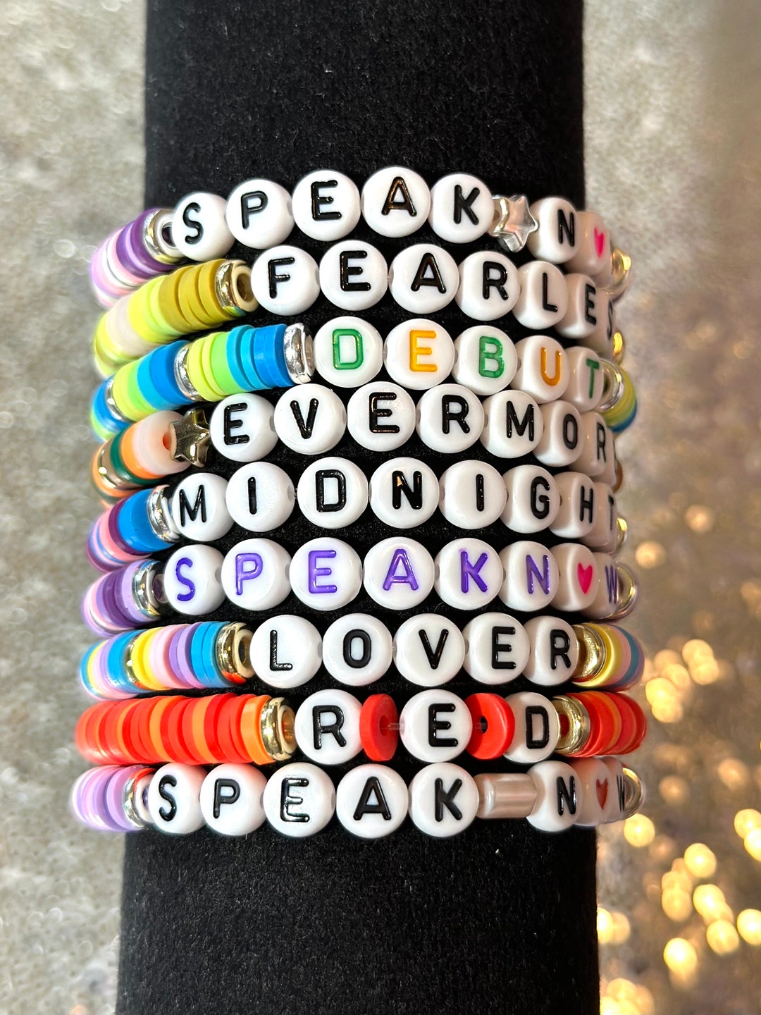 Taylor Swift Friendship Bracelets Eras Tour Clay Bead Bracelet Pick ...