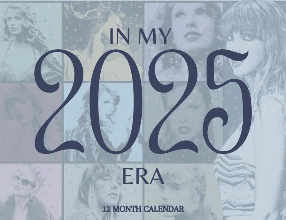 2025 Taylor Swift Themed Wall Calendar - Etsy