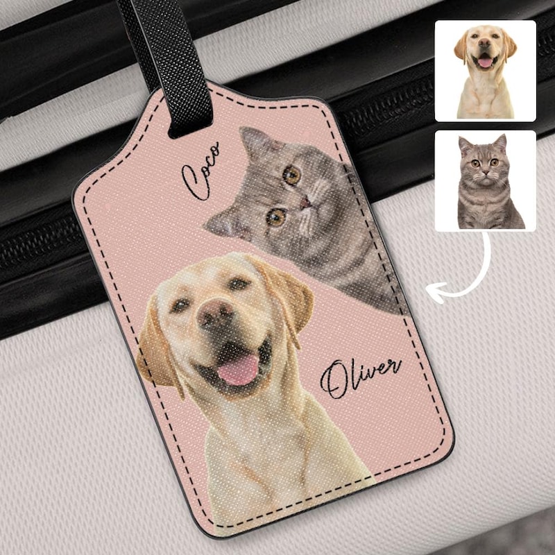 Cat Themed Luggage Tags - Etsy
