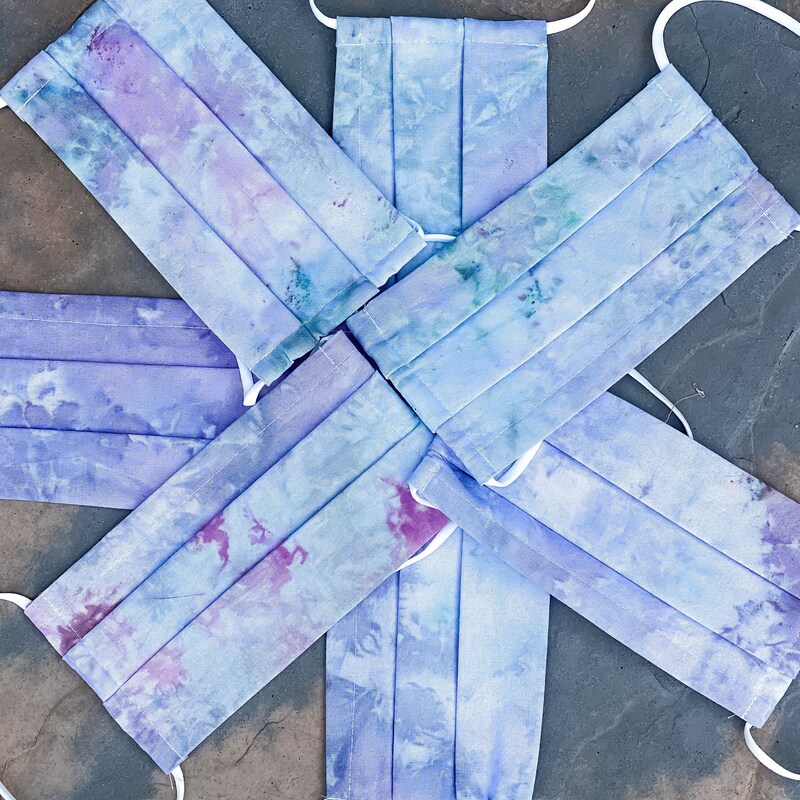 Tie Dye Face Mask - Etsy