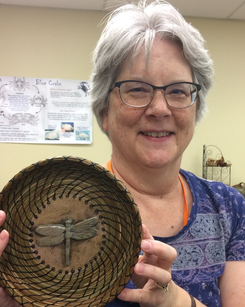 3d Dragonfly Basketry Base Coiling Start for Pine Needle | Etsy