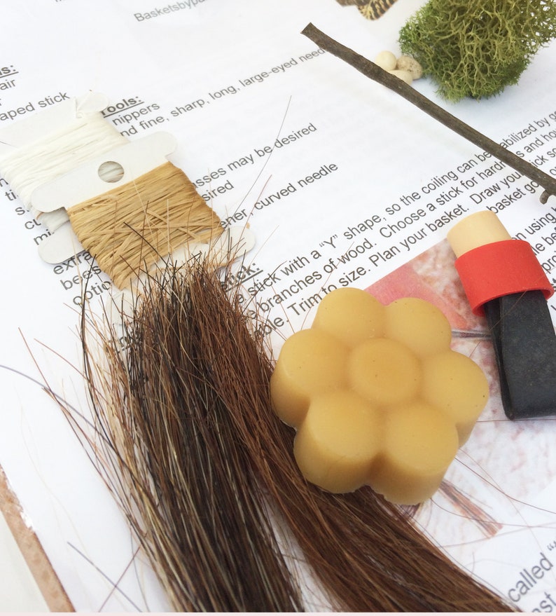 Horsehair Basketry Kit, Hummingbird Nest, How-to, Coiling With ...