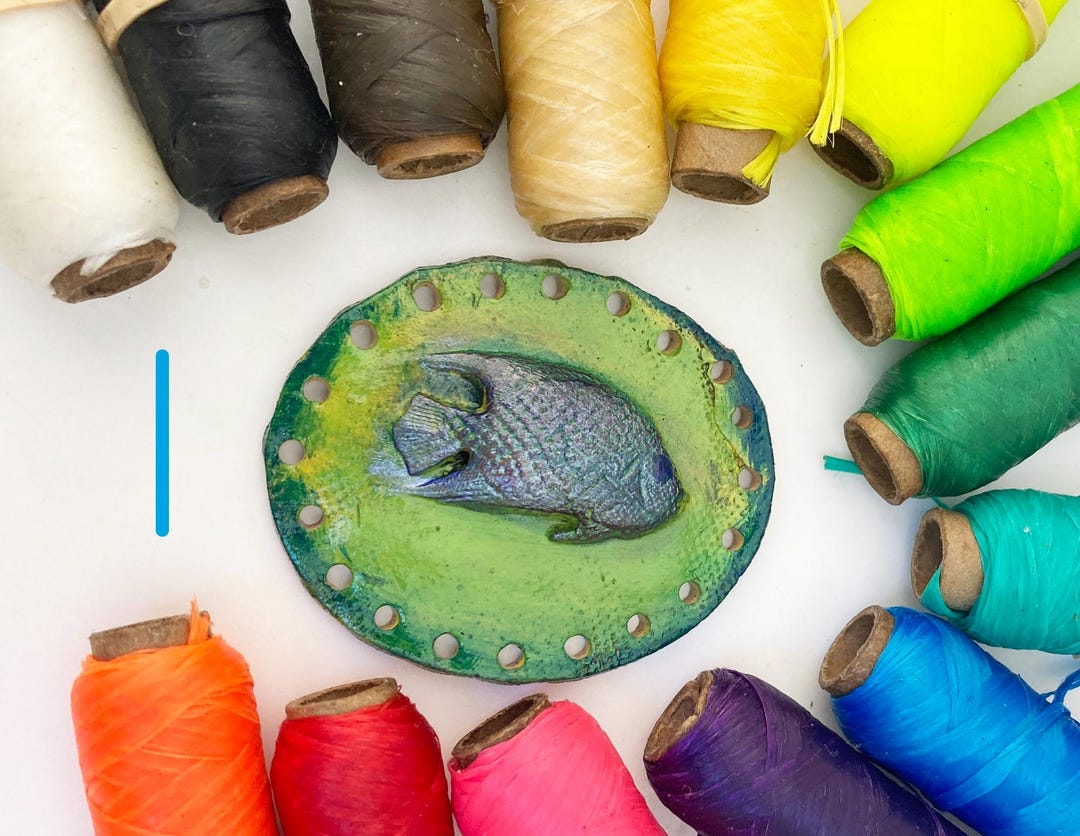 Tropical Fish Pottery Basket Start 3D, Pine Needle Basketry, Coiling Base for Basketry - Etsy