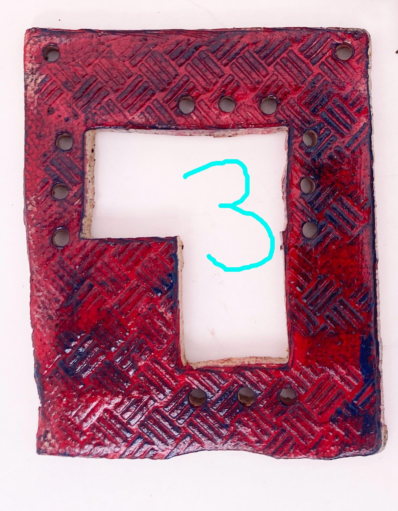 Pottery for Weaving Window Rectangular Loom Style, Choice of Colors ...