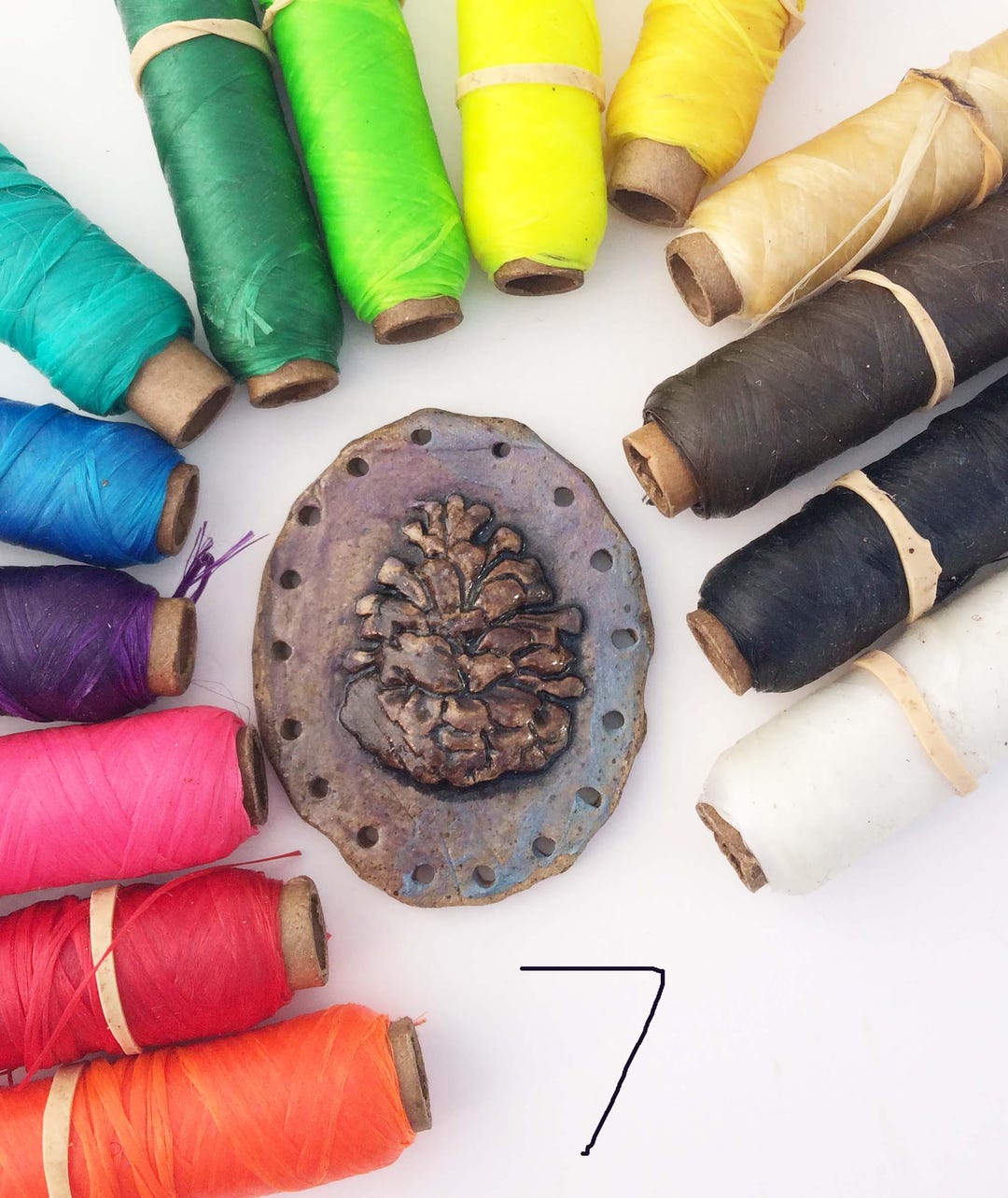 3d Pine Cone Base for Basketry Coiling - Etsy