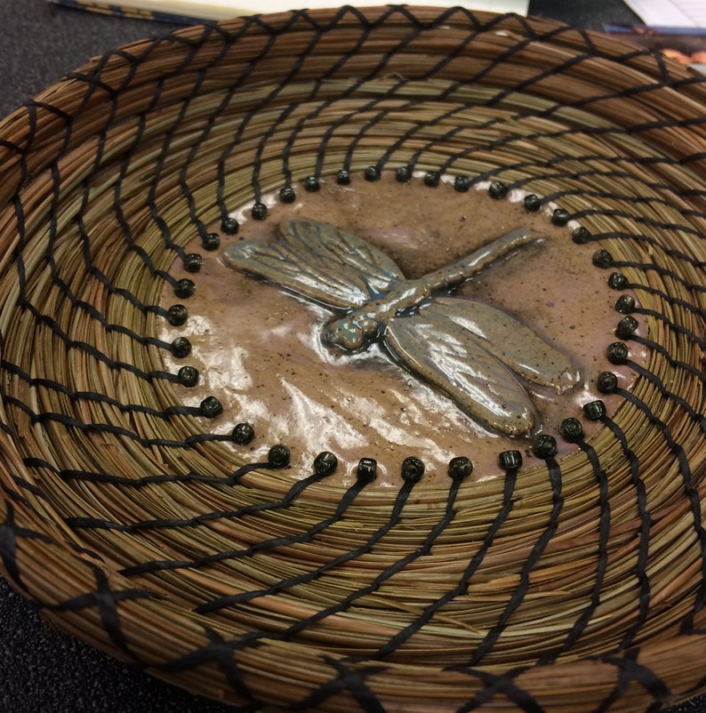 3d Dragonfly Basketry Base Coiling Start for Pine Needle - Etsy