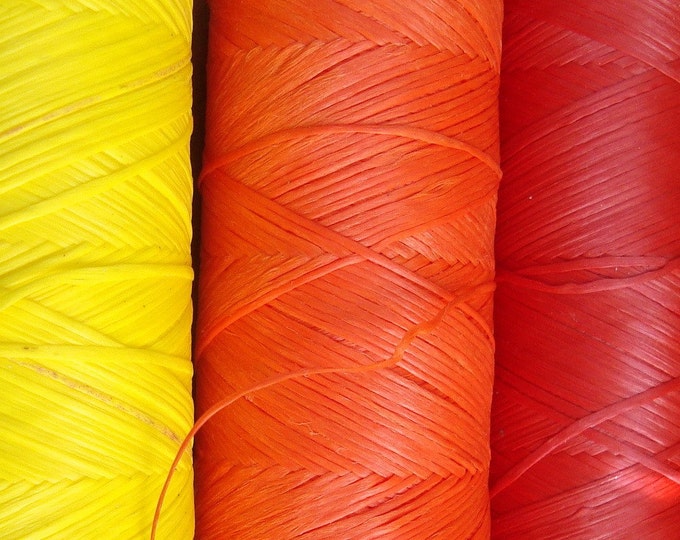 Artificial Sinew Thread Waxed Nylon Fine Gauge for Craft Colorful - Etsy